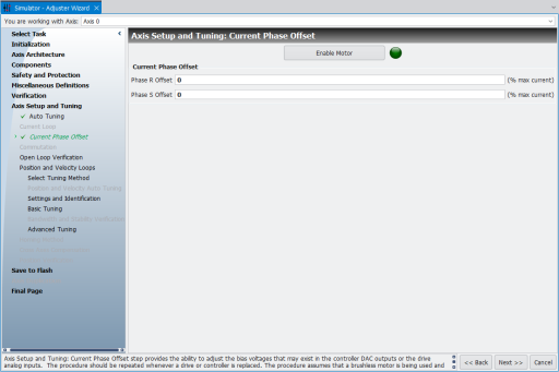 Current Phase Offset