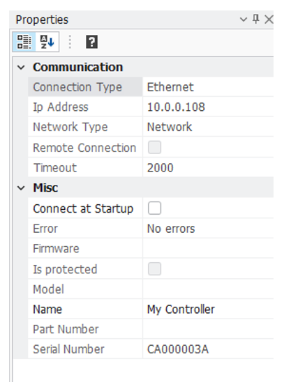 Working with Properties Window