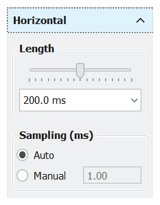Setting Horizontal Scale