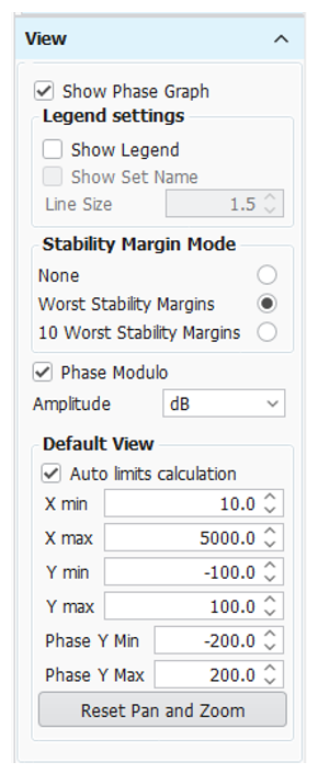 Setting View Options
